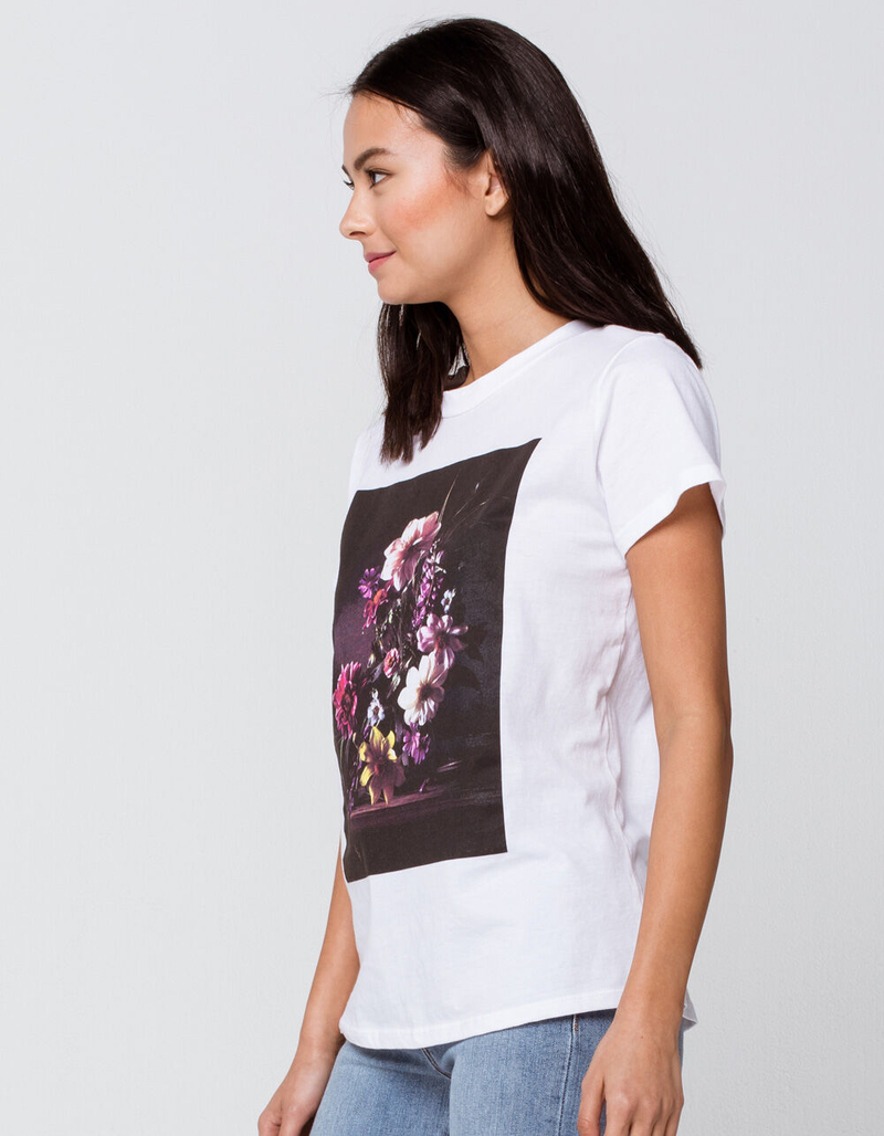 FULL TILT Botanical Flower Womens Tee - WHITE | Tillys