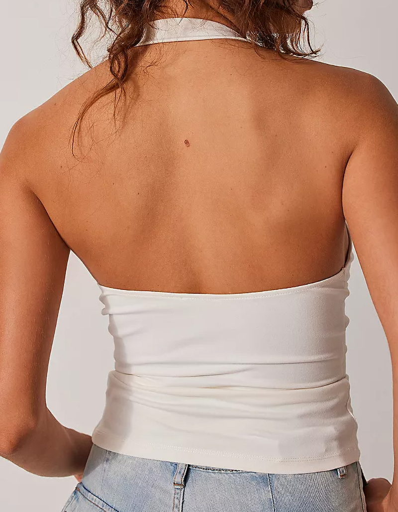 FREE PEOPLE Have It All Womens Halter Top - IVORY | Tillys
