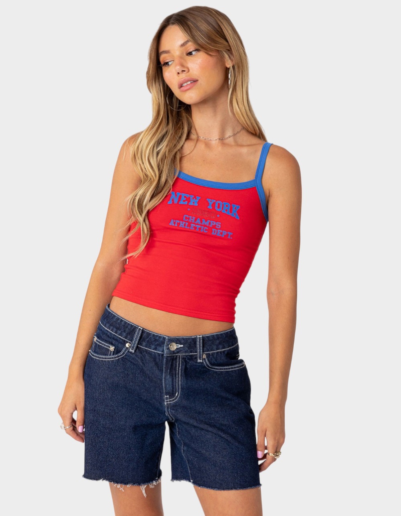 EDIKTED New York Tank Top - RED | Tillys