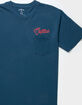 CAPTAIN FIN Chain Mens Pocket Tee - BLUE | Tillys