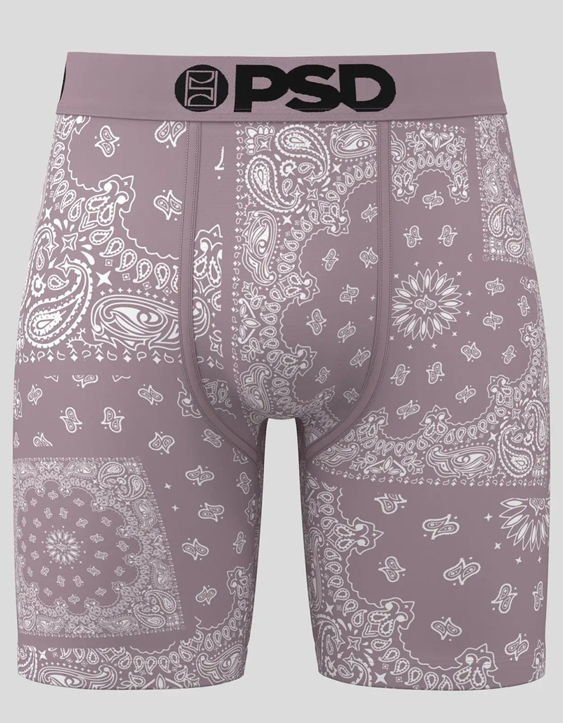 PSD Mauve Bandana Mens Boxer Briefs - MAUVE | Tillys