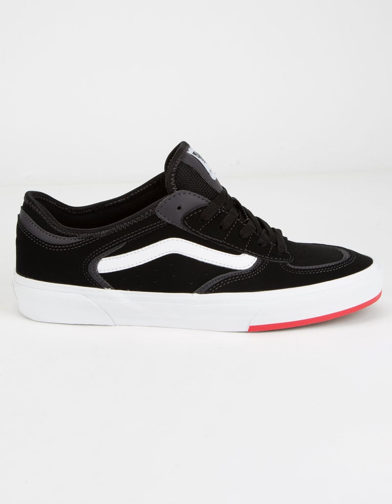 VANS Rowley Classic Black & Red Shoes - BLACK/RED - M6.5 / W8 | Tillys