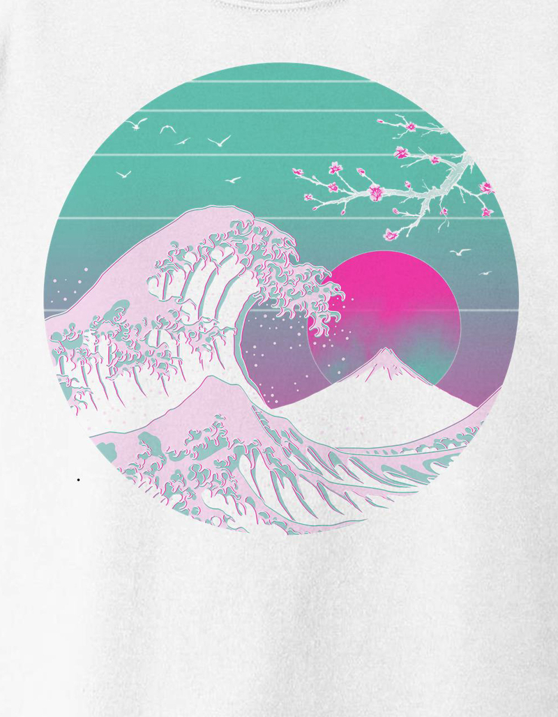 WAVE Colorblock Wave Unisex Kids Tee - WHITE | Tillys