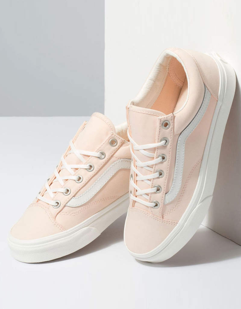 VANS Brushed Twill Style 36 Vanilla Cream & Snow White Womens Shoes ...