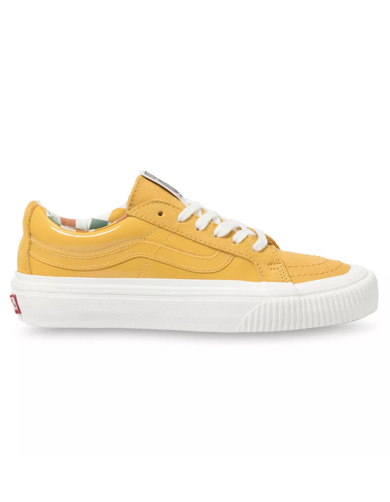 VANS Karina Rozunko Sk8-Low Reissue SF Womens Shoes - PATENT/HONEY GOLD ...