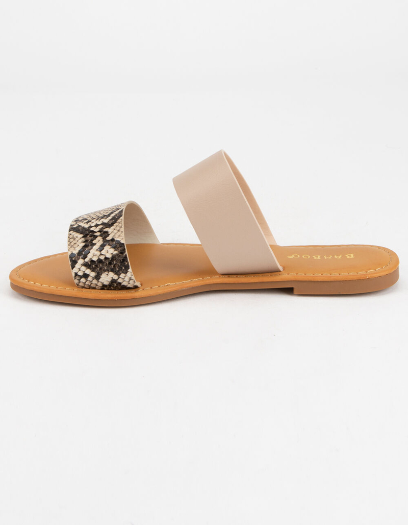 BAMBOO Double Strap Womens Snake Sandals - SNAKE - 11 | Tillys