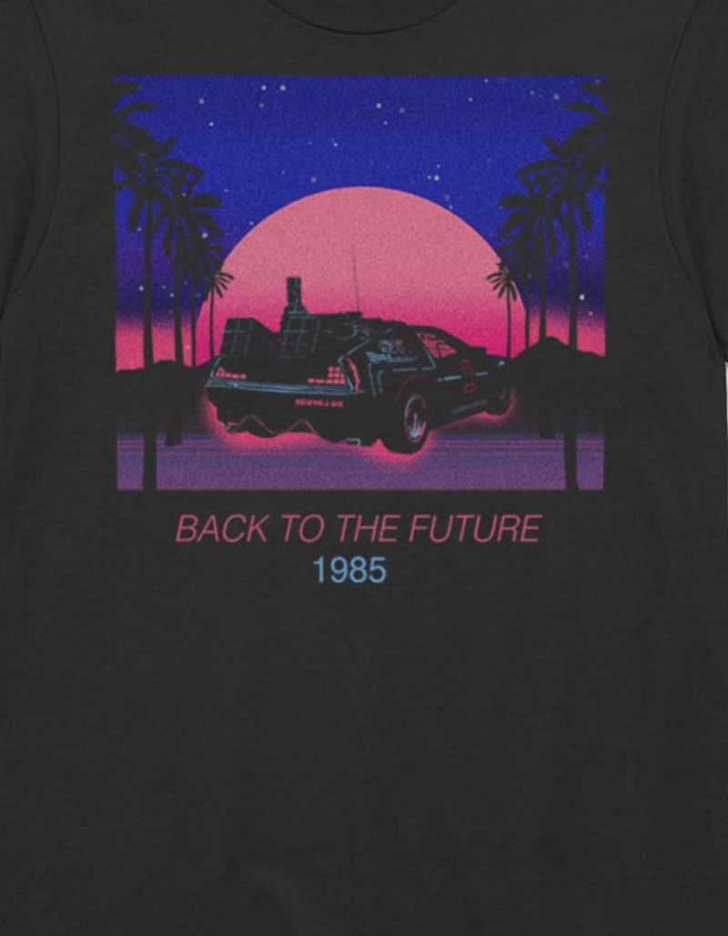 BACK TO THE FUTURE 1985 Neon Unisex Tee - BLACK | Tillys