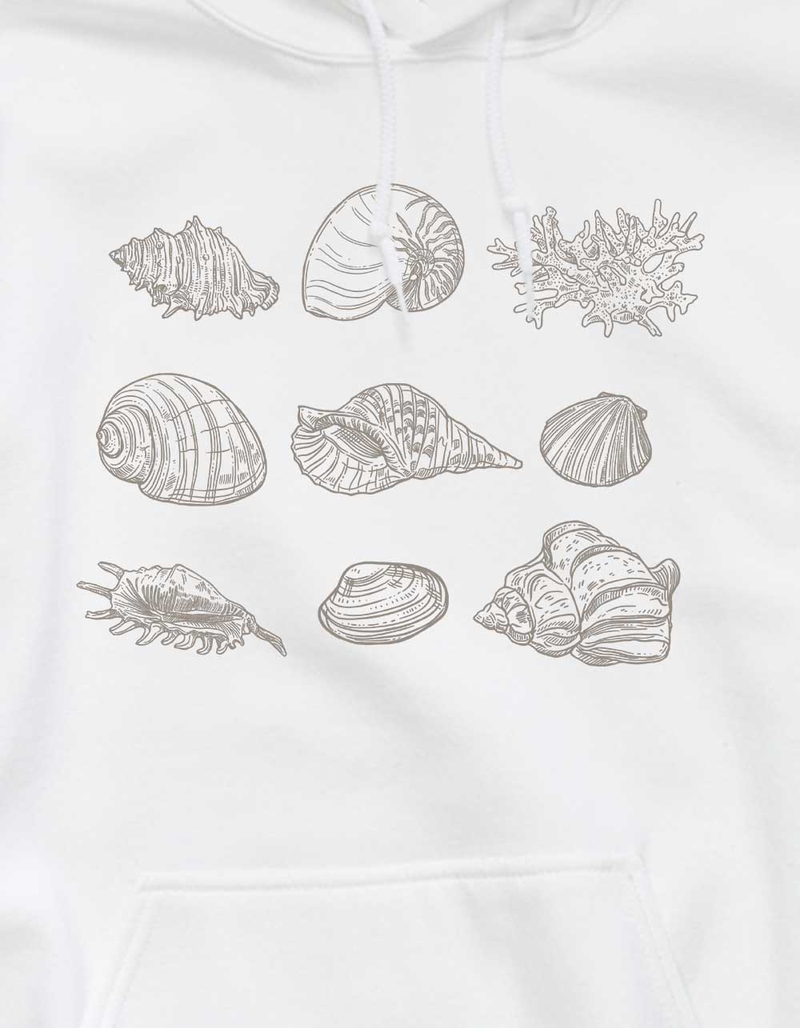 SHELL Collage Unisex Hoodie - WHITE | Tillys