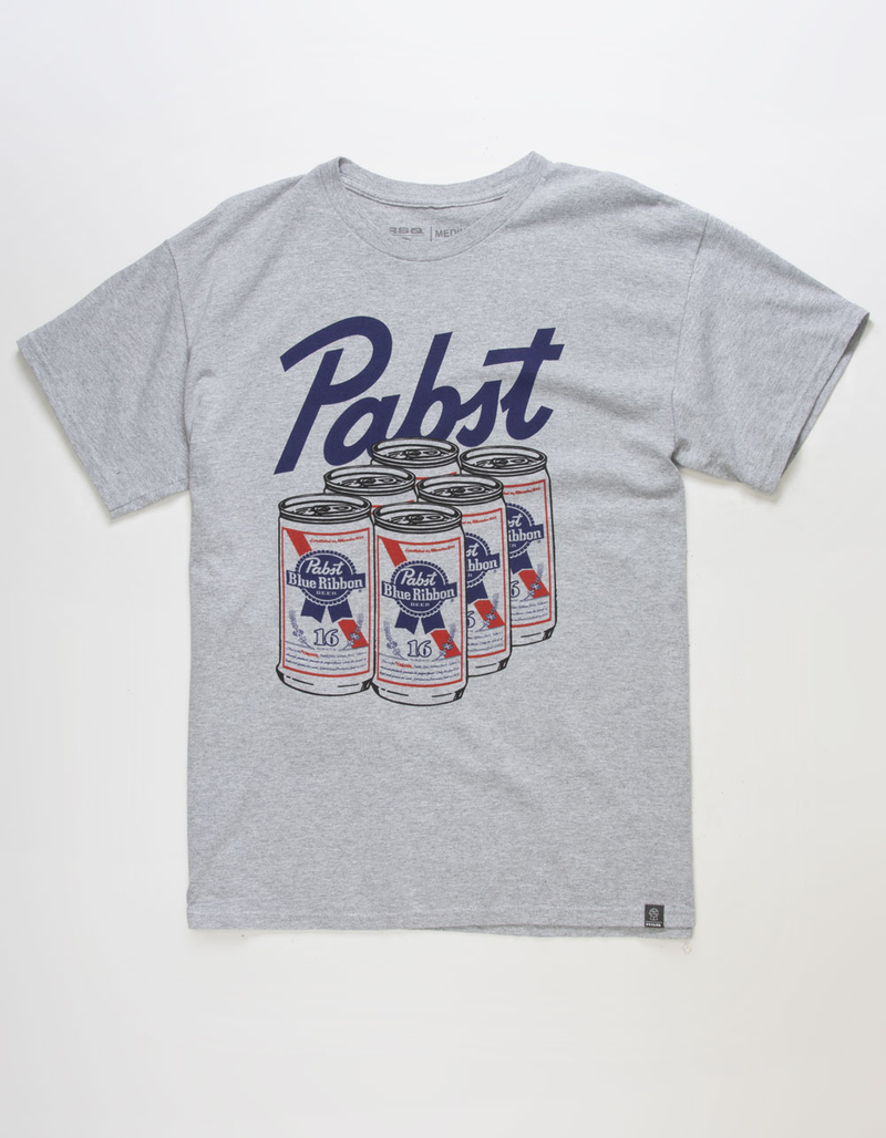 RSQ Pabst Blue Ribbon Mens Tee - HEATHER GRAY - XL | Tillys