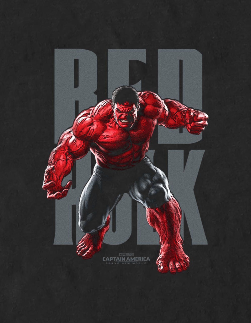 CAPTAIN AMERICA Brave New World Red Hulk Bold Name Unisex Tee - BLACK ...