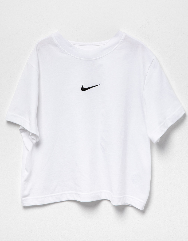 NIKE Essentials Girls Boxy Tee - WHITE - XL | Tillys
