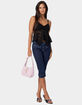 EDIKTED Orchid Sheer Lace Top - BLACK | Tillys