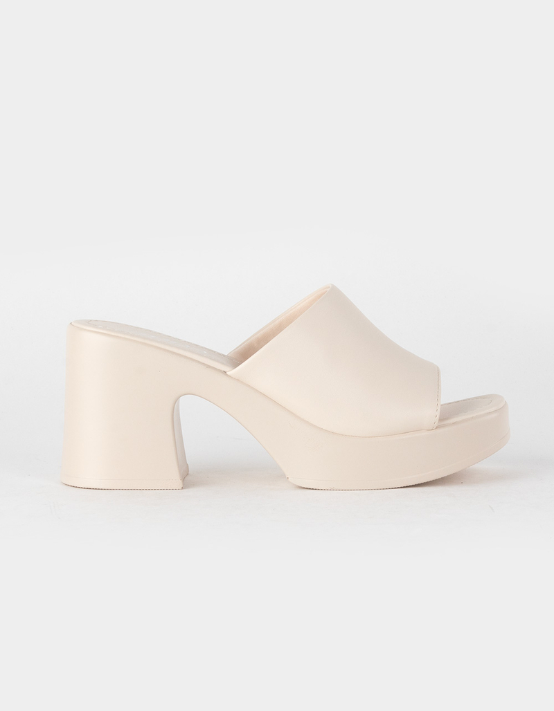 SODA Typo Womens Platform Sandals - BONE - 9 | Tillys