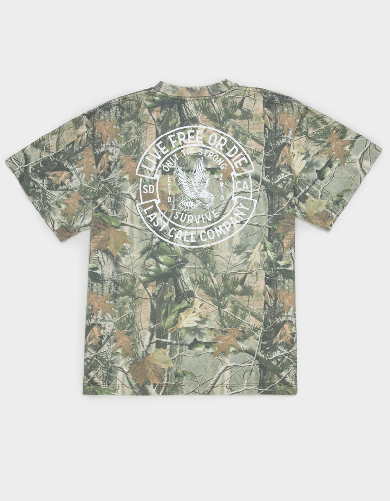 LAST CALL CO. Live Free Mens Heavyweight Tee - CAMO | Tillys