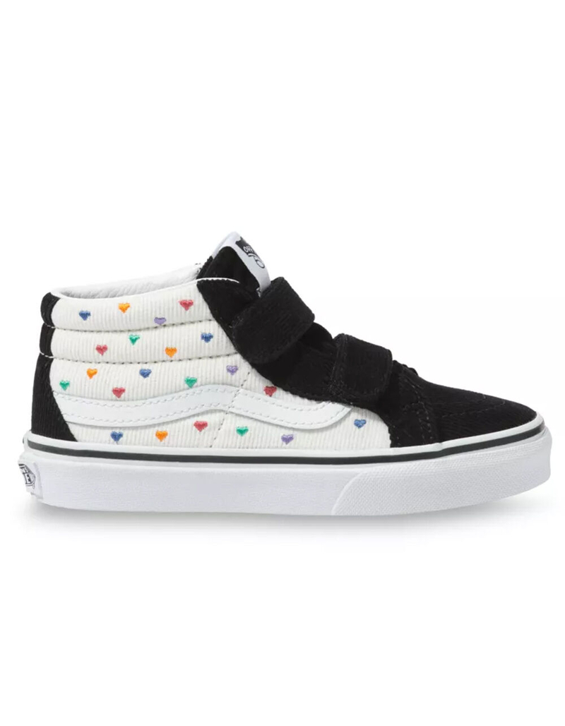 VANS Rainbow Cord Sk8-Mid Reissue Girls Velcro Shoes - MULTI | Tillys