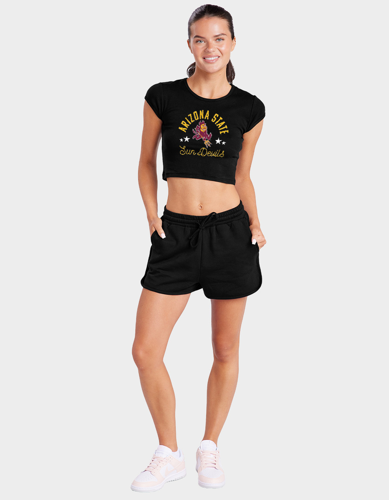 ARIZONA STATE UNIVERSITY Mascot Womens Baby Rib Tee - BLACK - XL | Tillys