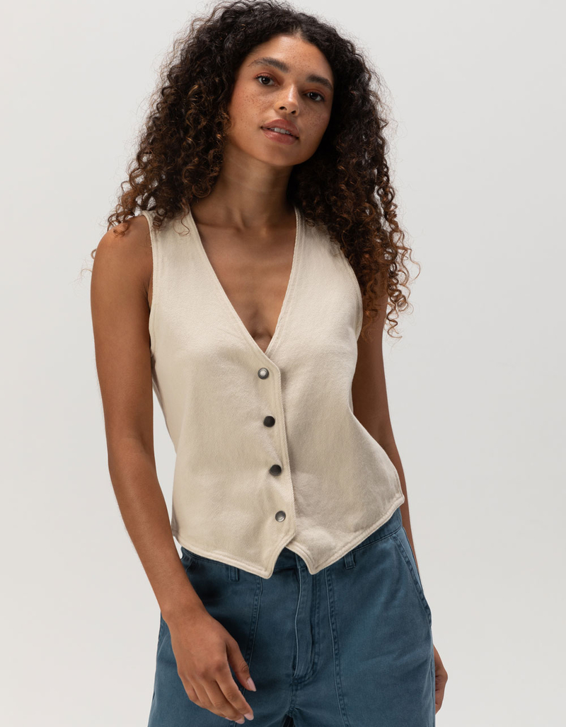 BRIXTON Ryder Womens Vest - ANTIQUE WHITE | Tillys