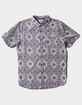 VISSLA Tangier Eco Mens Button Up Shirt - LT GRY/PINK | Tillys