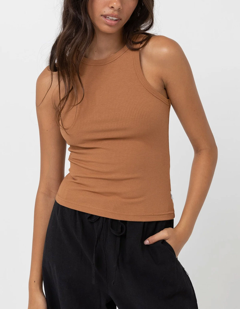 RHYTHM Classic Womens Tank Top - CARMEL | Tillys