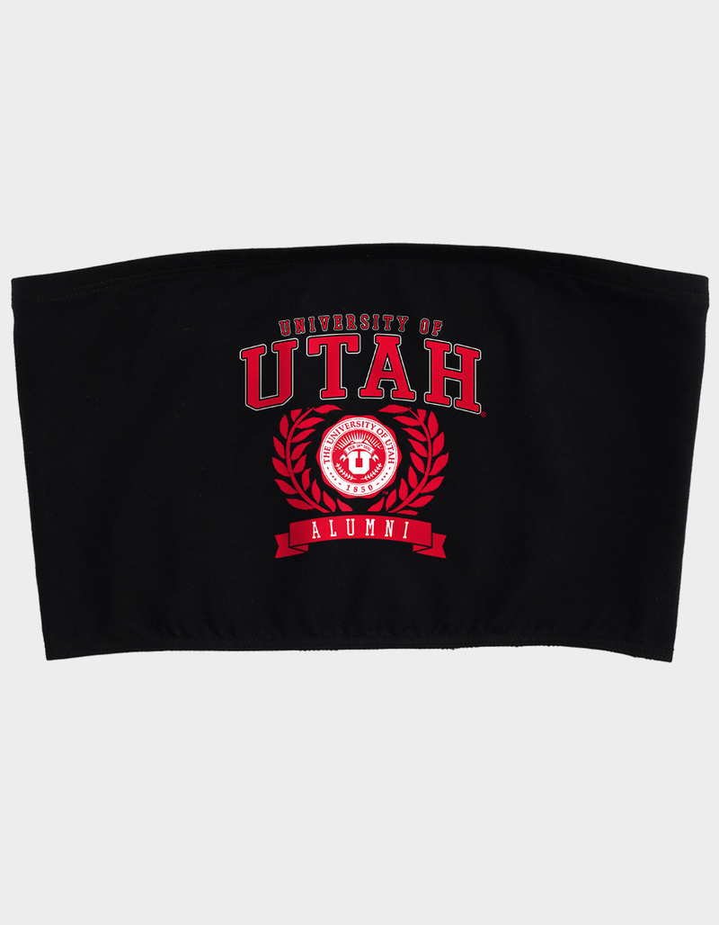 THE UNIVERSITY OF UTAH Alumni Seal Logo Womens Tube Top - BLACK - M ...