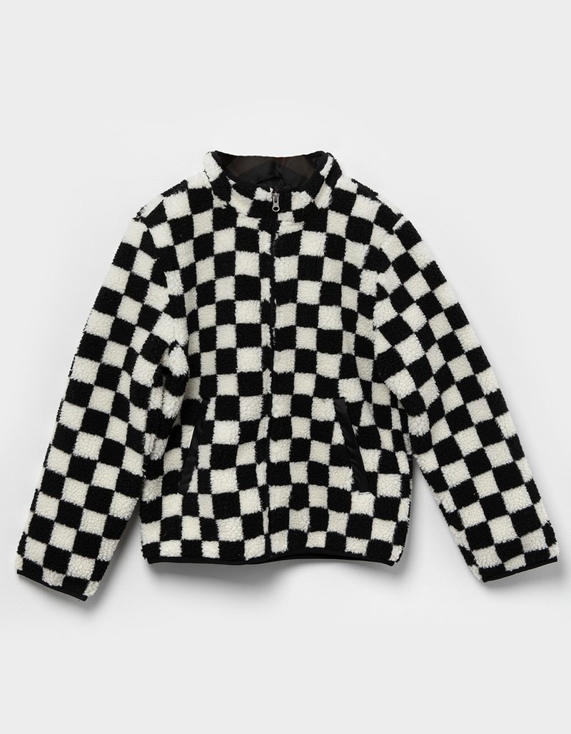 VANS Cuddle Up Girls Jacket - BLK/WHT | Tillys
