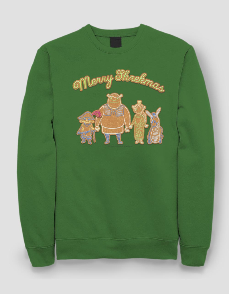 SHREK Shrekmas Cookie Unisex Holiday Sweatshirt - KELLY | Tillys