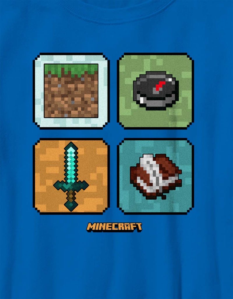 MINECRAFT To Do List Blocks Unisex Kids Tee - ROYAL | Tillys