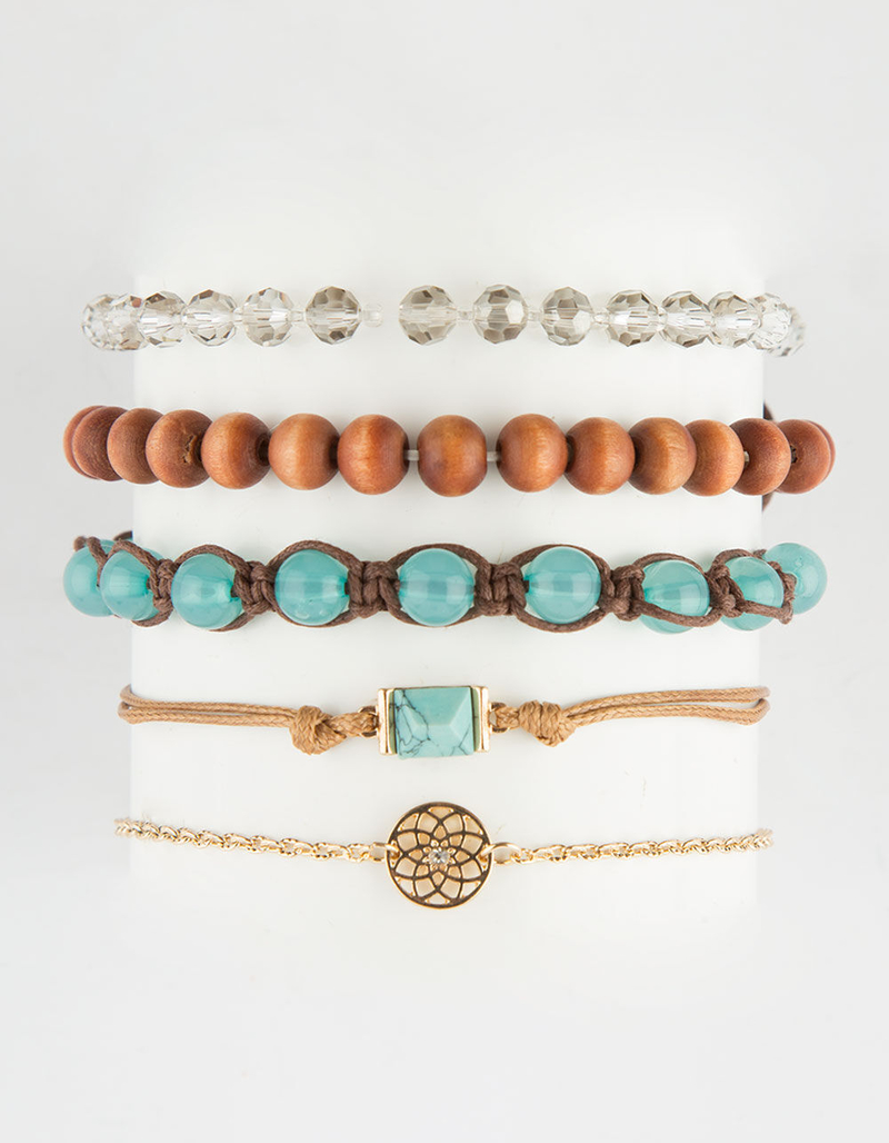 FULL TILT Ava Marble Square Friendship Bracelets - MULTI - ONESZ | Tillys