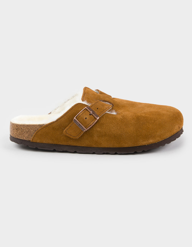 BIRKENSTOCK Boston Shearling Womens Clogs - NATURAL | Tillys
