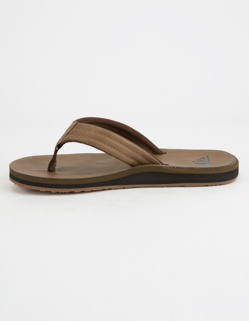 QUIKSILVER Carver Nubuck Mens Sandals - TAN - 12 | Tillys