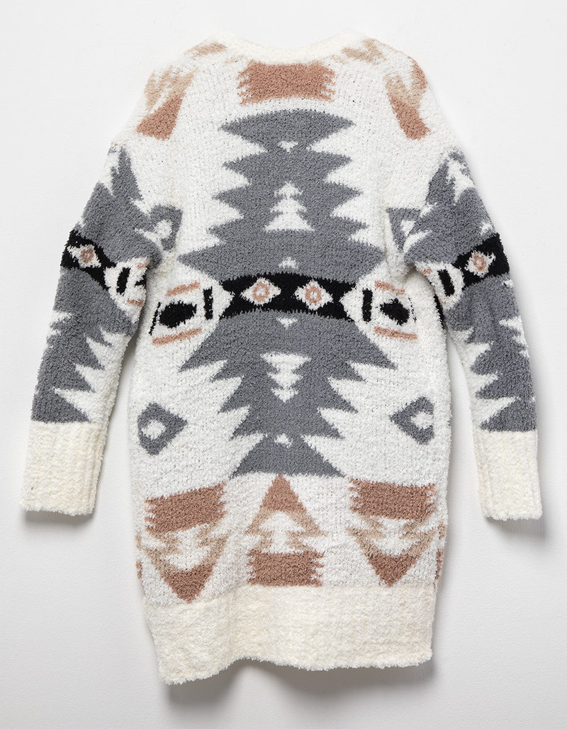 POOF Aztec Girls Cardigan - IVORY - S | Tillys