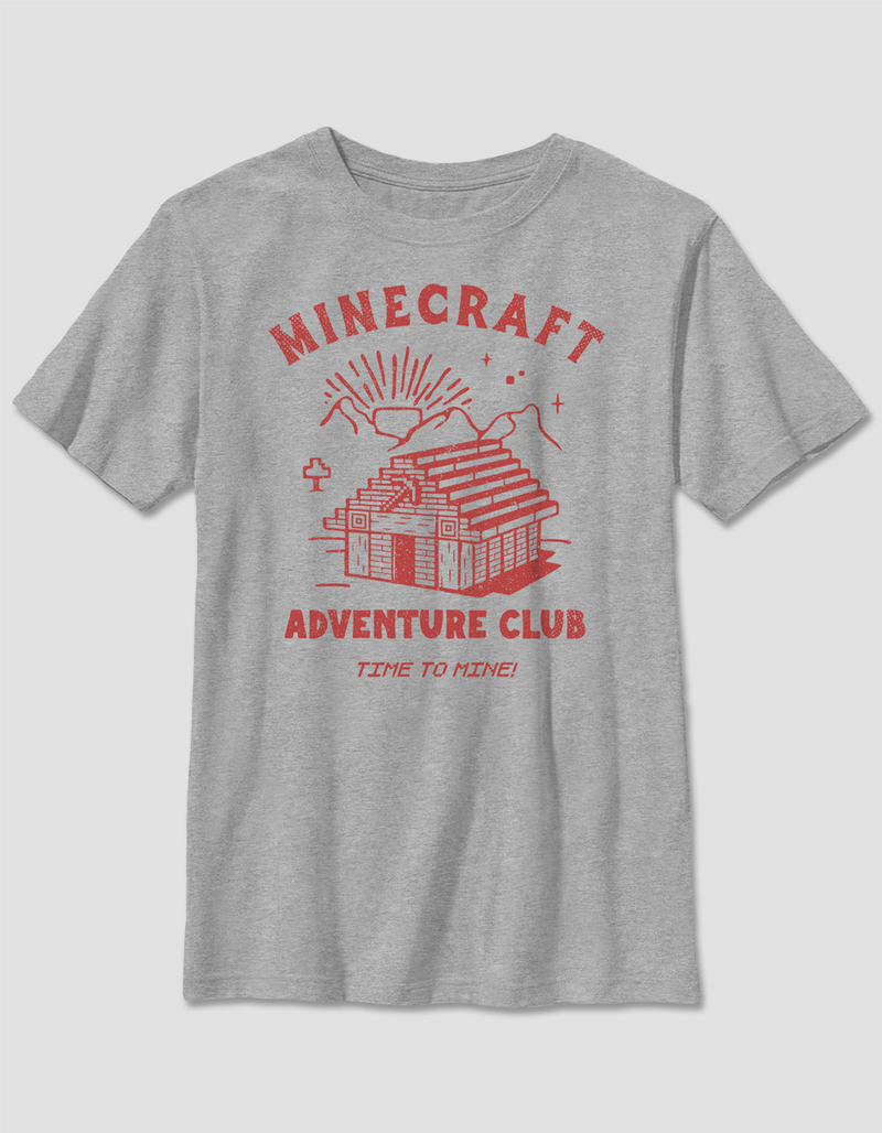 MINECRAFT Time To Mine Unisex Kids Tee - HEATHER GRAY | Tillys