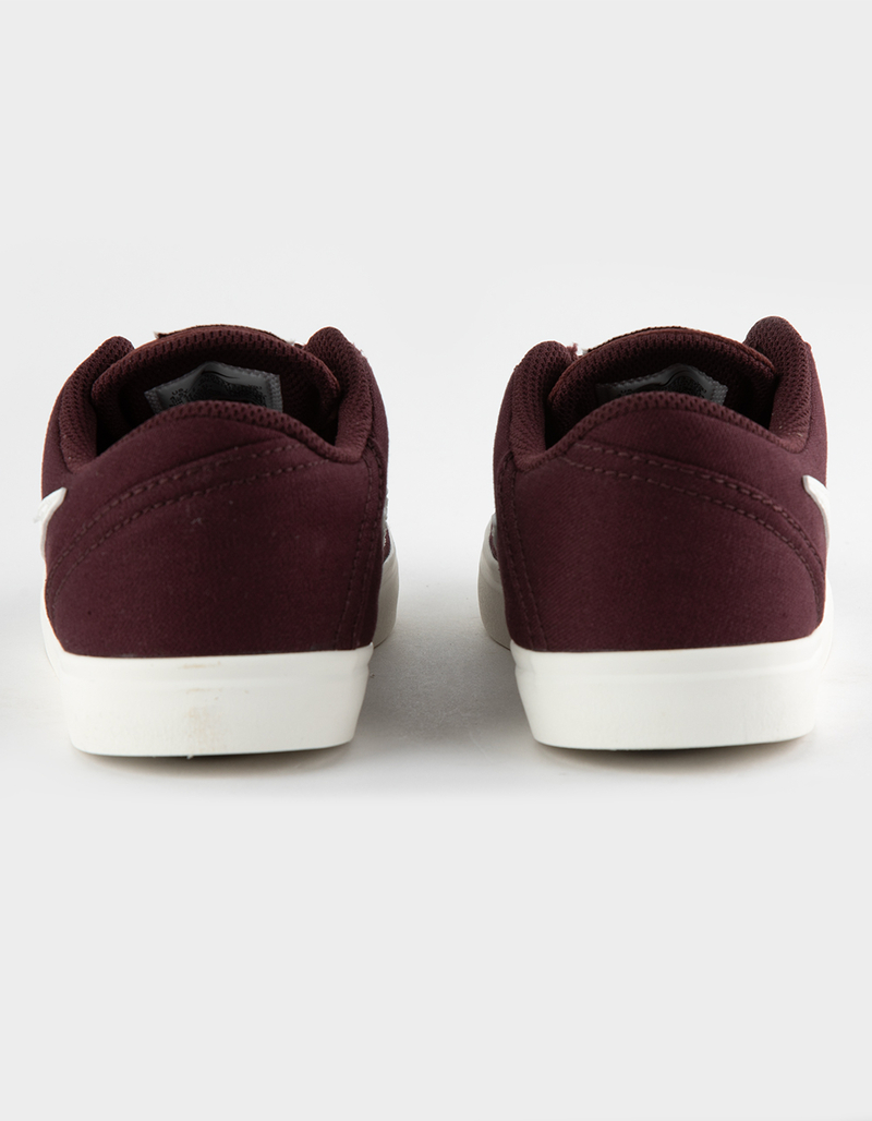 NIKE SB Check Canvas Kids Shoes - BURGUNDY | Tillys