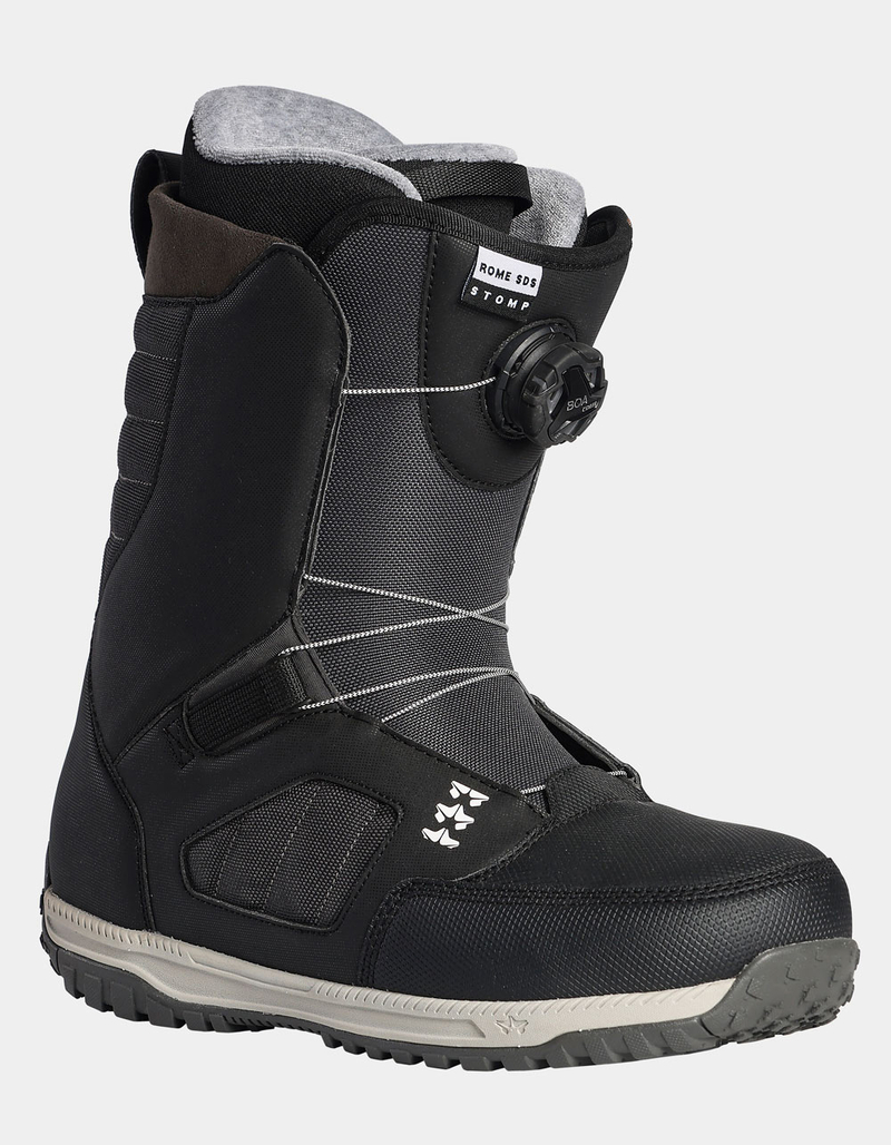 ROME Stomp Boa Mens Snowboard Boots - BLACK | Tillys