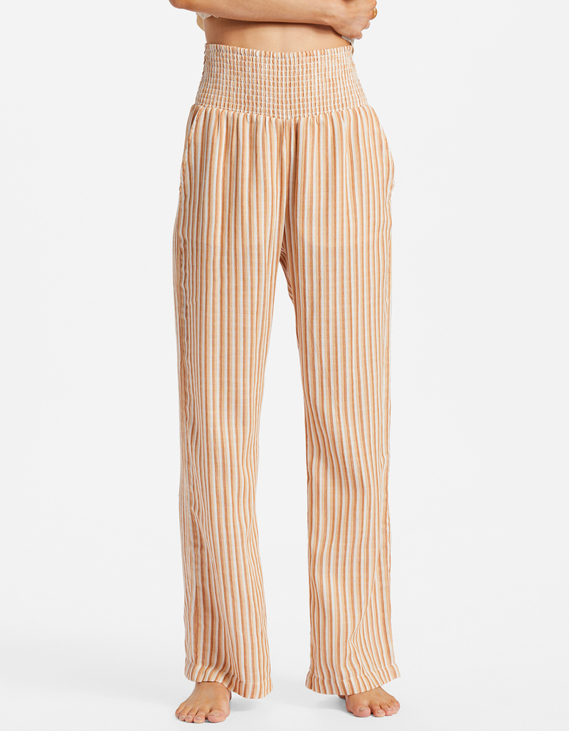 BILLABONG New Waves 2 Elastic Waist Womens Pants - MULTI - L | Tillys