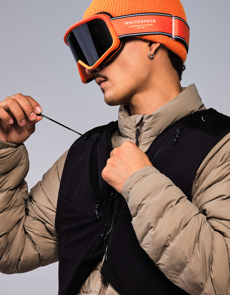 WHITESPACE REC Cargo Mens Snow Vest - BLACK - XL | Tillys