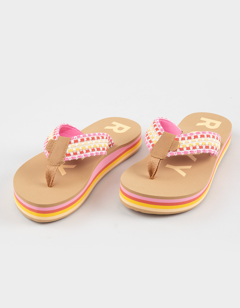 Roxy Chika Hi Girls Thong Sandals Multi 1 Tillys