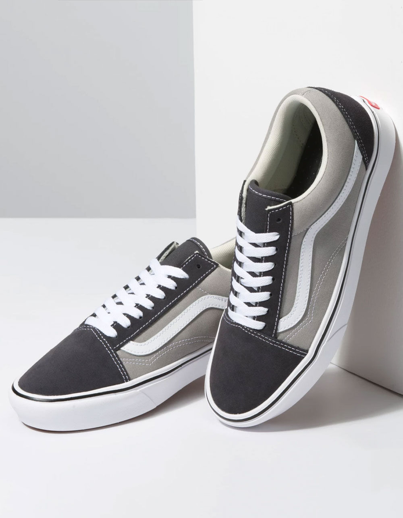 VANS Comfycush Old Skool Asphalt & Drizzle Shoes - BLACK/GRAY - M3.5 ...