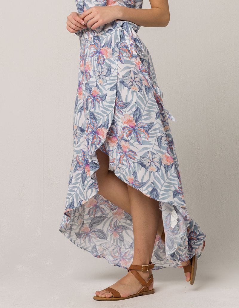 RIP CURL Tropic Tribe Wrap Maxi Skirt - WHITE COMBO - XL | Tillys