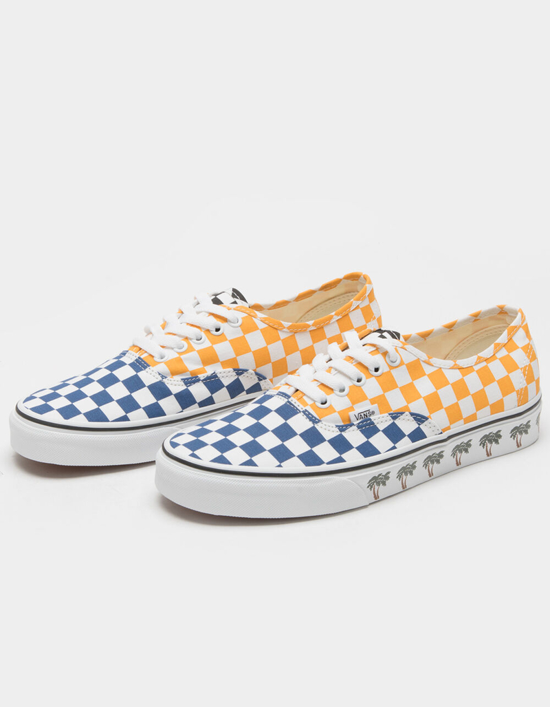 VANS Palm Tree Checkerboard Authentic Shoes - MULTI | Tillys