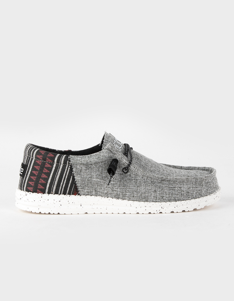 HEY DUDE Wally Funk Mens Shoes - GRAY/WHITE | Tillys