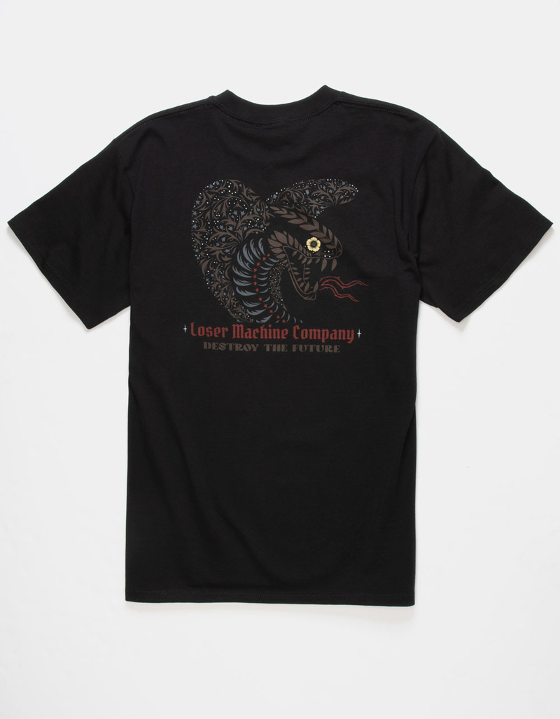 LOSER MACHINE Filigree Venomous Mens Tee - BLACK | Tillys