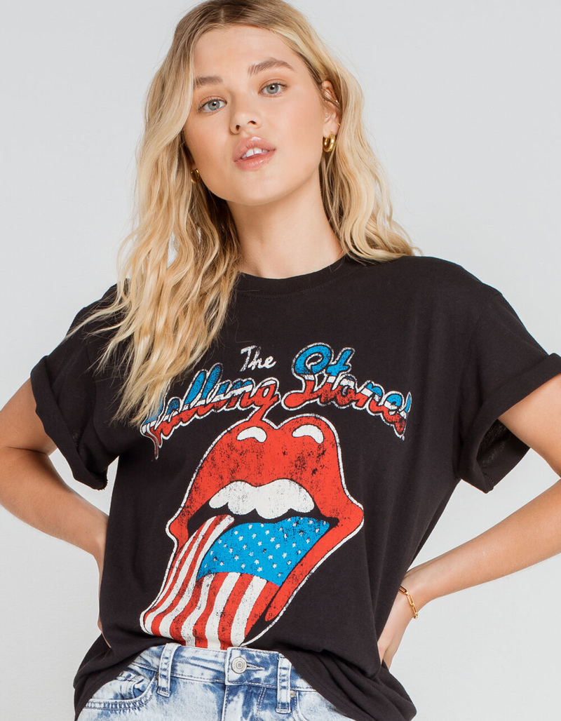 BRAVADO Rolling Stones Americana Womens Tee - BLACK | Tillys