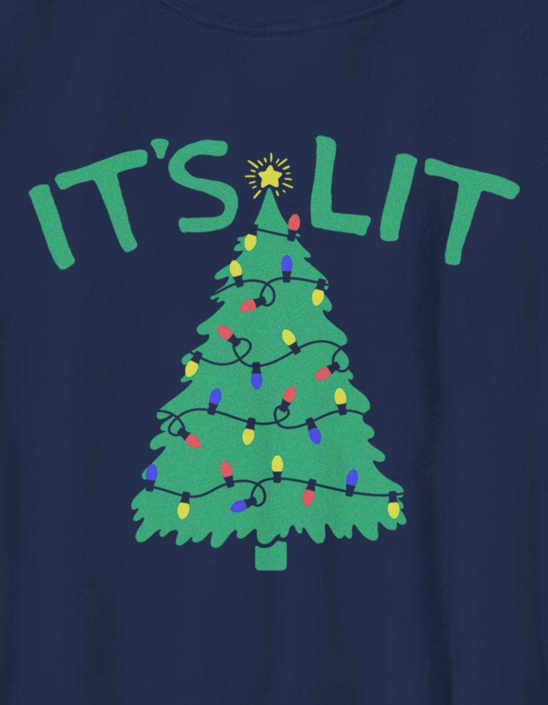 TREE It's Lit Unisex Kids Tee - NAVY | Tillys