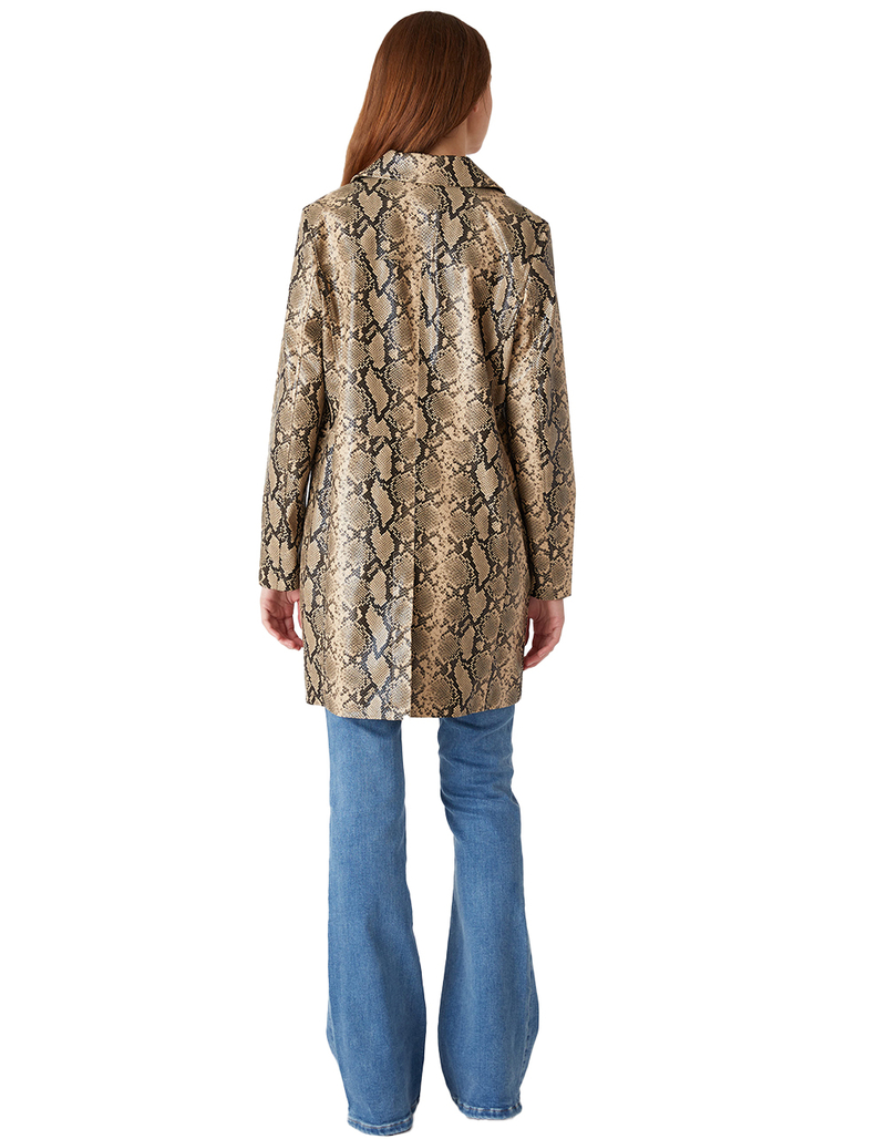 BLANK NYC On The Move Womens Trench Coat - LEOPARD BROWN | Tillys