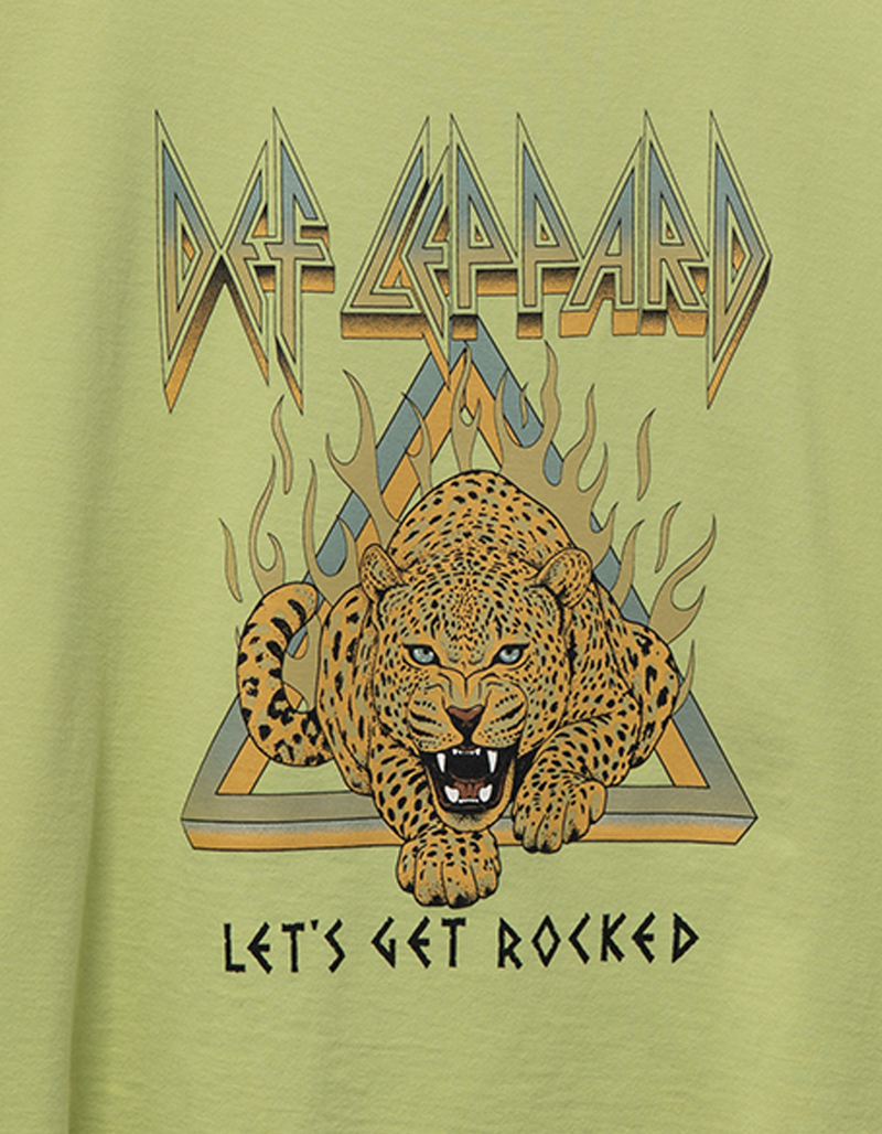 DEF LEPPARD Girls Tee - LIME | Tillys
