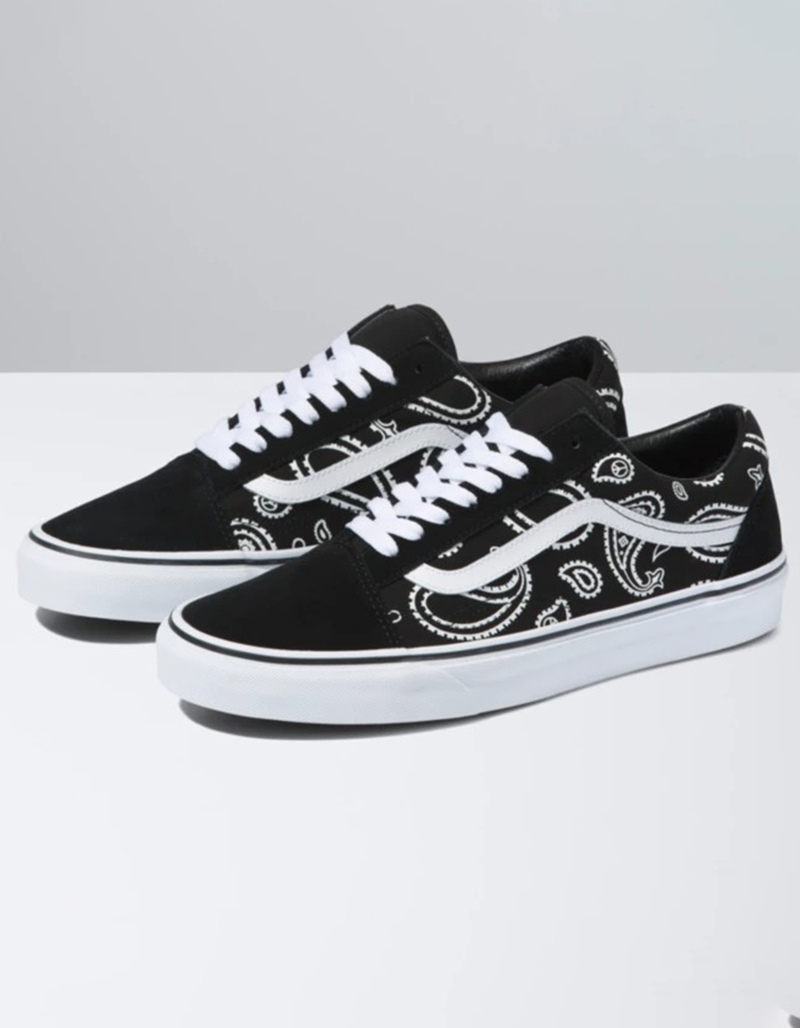 VANS Peace Paisley Old Skool Shoes - BLK/WHT | Tillys