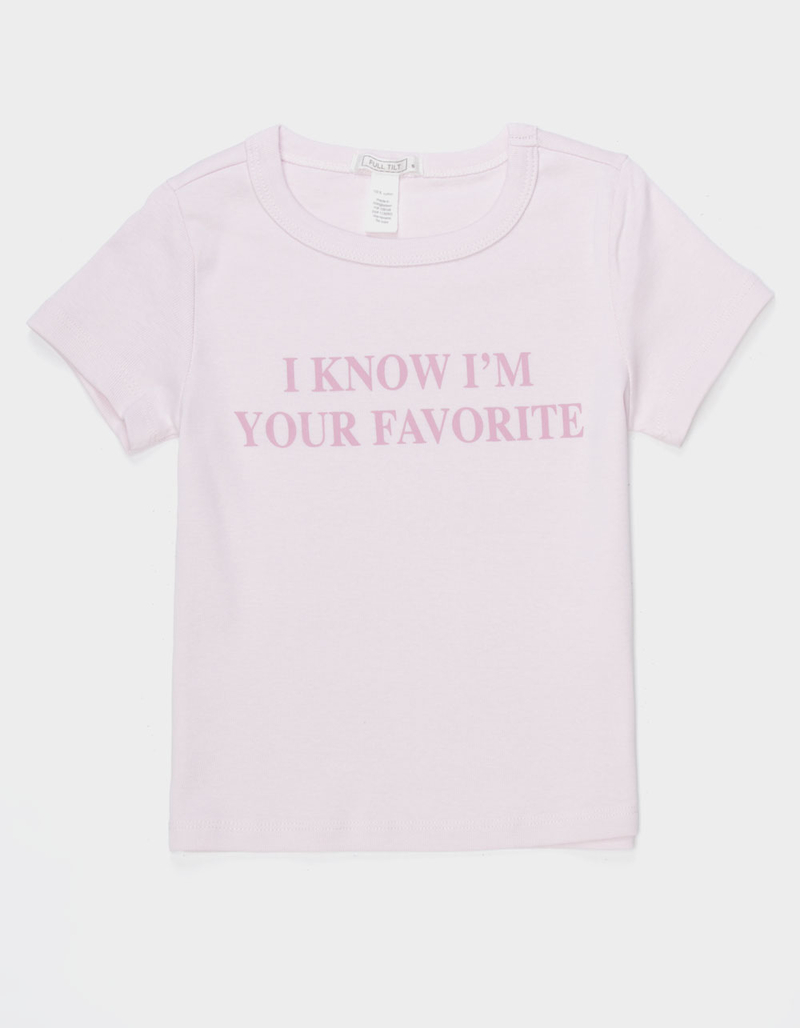 FULL TILT Favorite Girls Baby Tee - LIGHT PINK | Tillys
