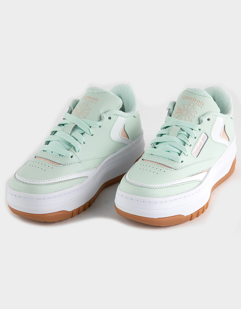 REEBOK Club C Extra Girls Shoes - WHT/GREEN - 12 | Tillys