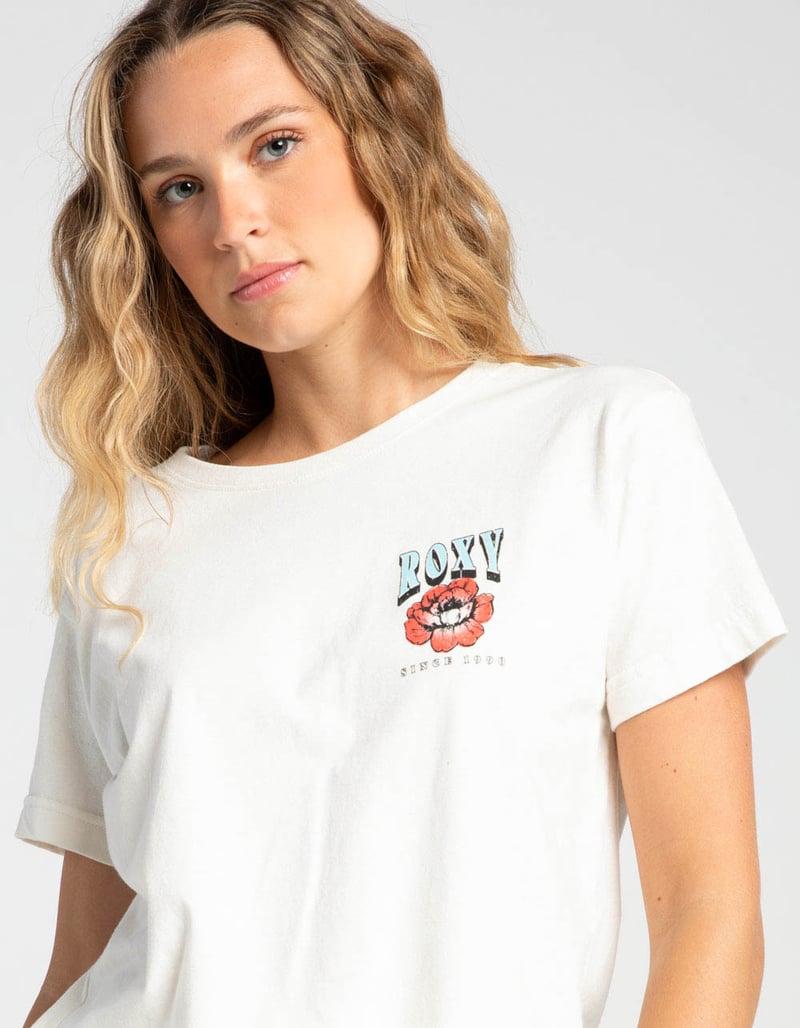 ROXY Iconic Sun Womens Boyfriend Tee - WHITE | Tillys